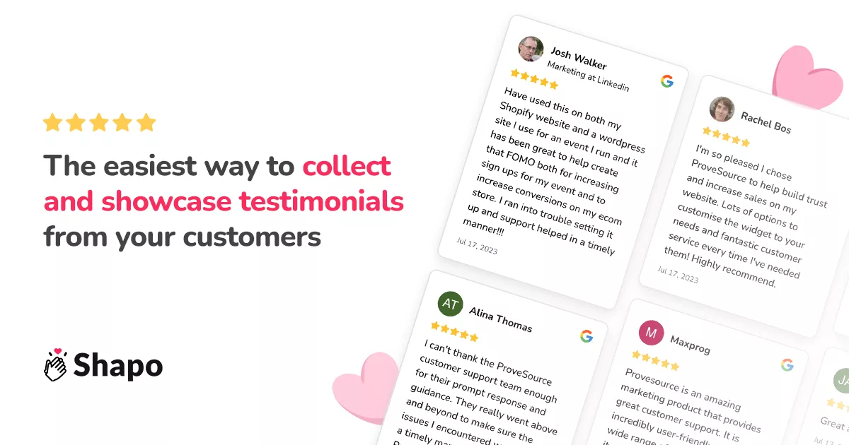 Shapo.io Blog: Boost Your Brand with Social Proof